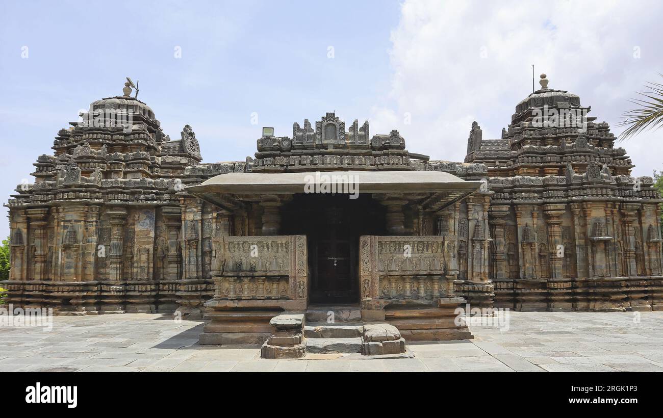 Front View of Somesvara Temple, Haralahalli, Haveri, Karnataka, India ...