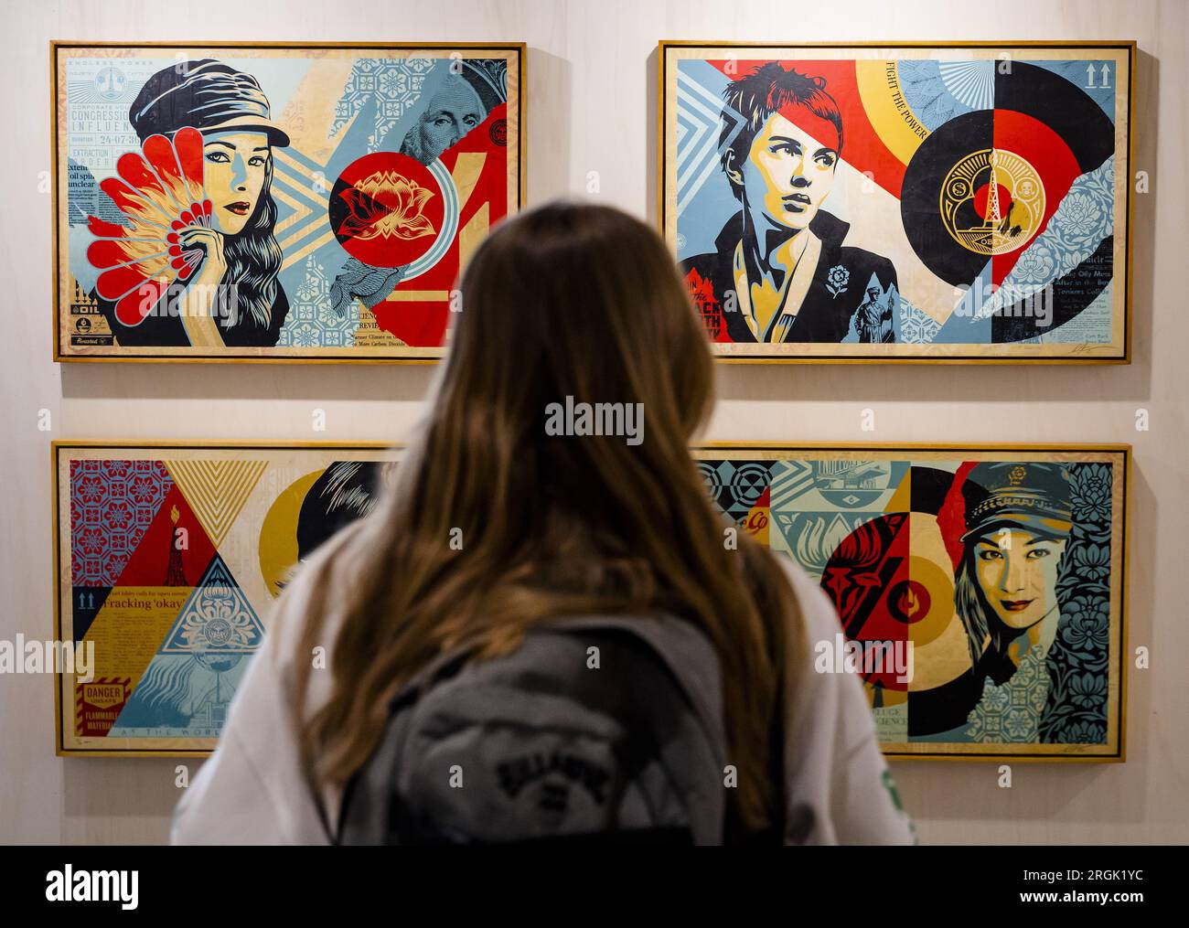 AMSTERDAM - The exhibition of street artist Shepard Fairey in the ...