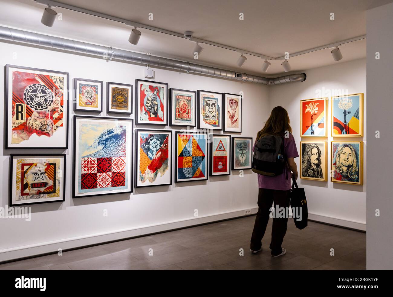 AMSTERDAM - The exhibition of street artist Shepard Fairey in the ...