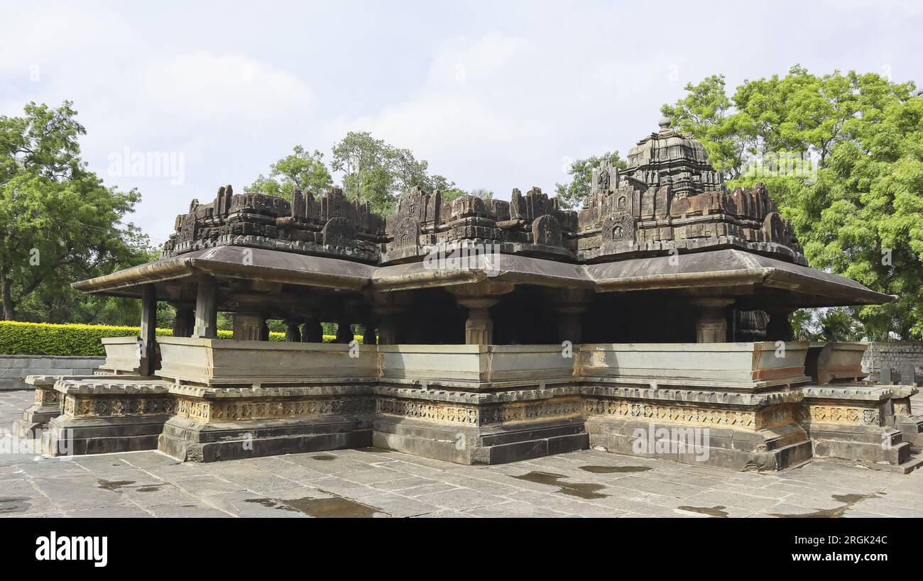 View of Siddheswara Temple, Haveri, Karnataka, India Stock Photo - Alamy