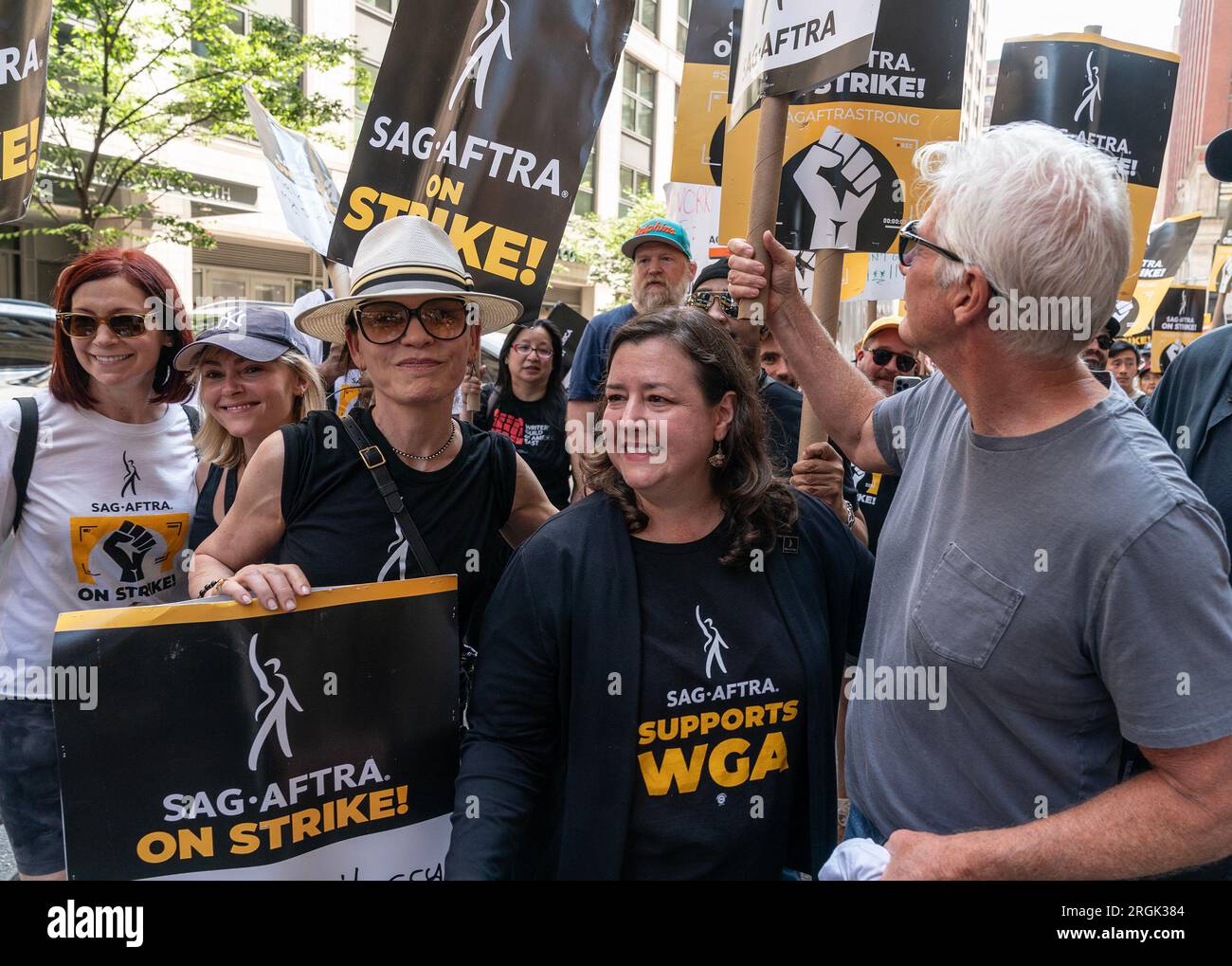 New York, New York, USA. 9th Aug, 2023. Carrie Preston, AnnaSophia Robb ...