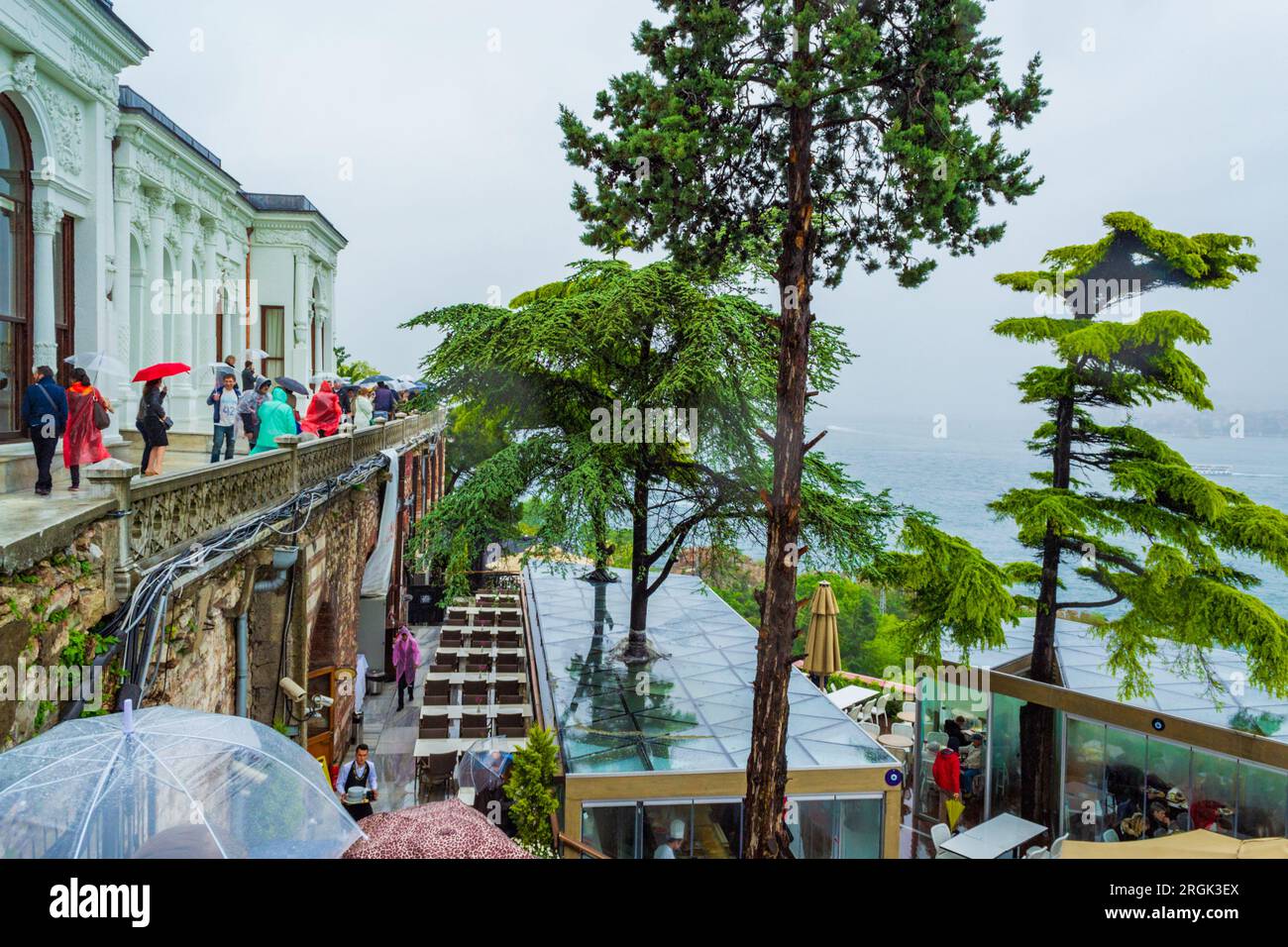 Conqueror's Pavilion or Conqueror's Kiosk of Topkapi Palace raised on a ...