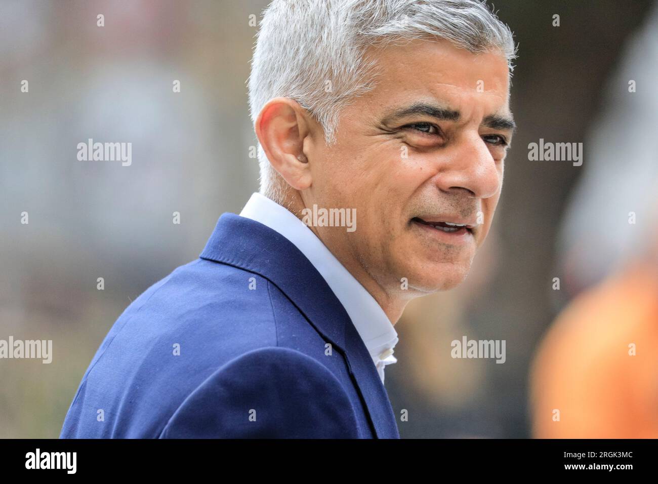 Sadiq Khan, Mayor of London, at a public event in London, UK Stock ...