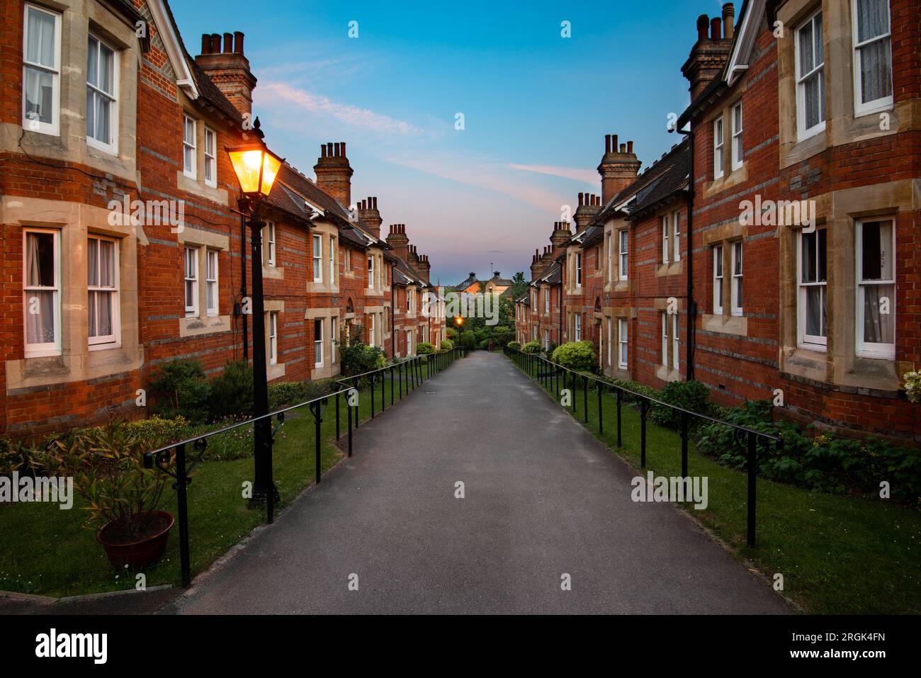 New English Estate Stock Photo - Alamy