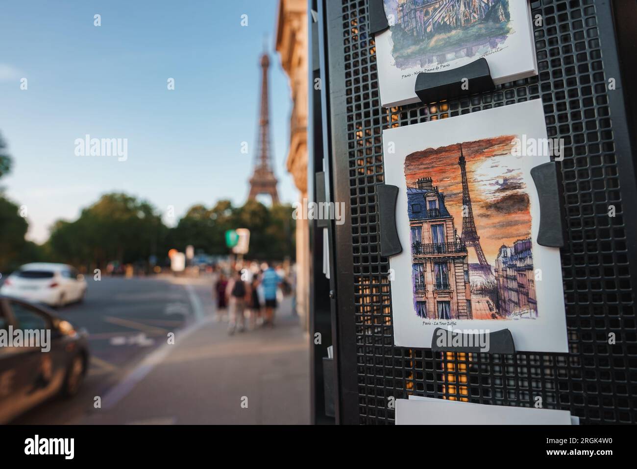 Eiffel Tower Picture in Paris Stock Photo - Alamy