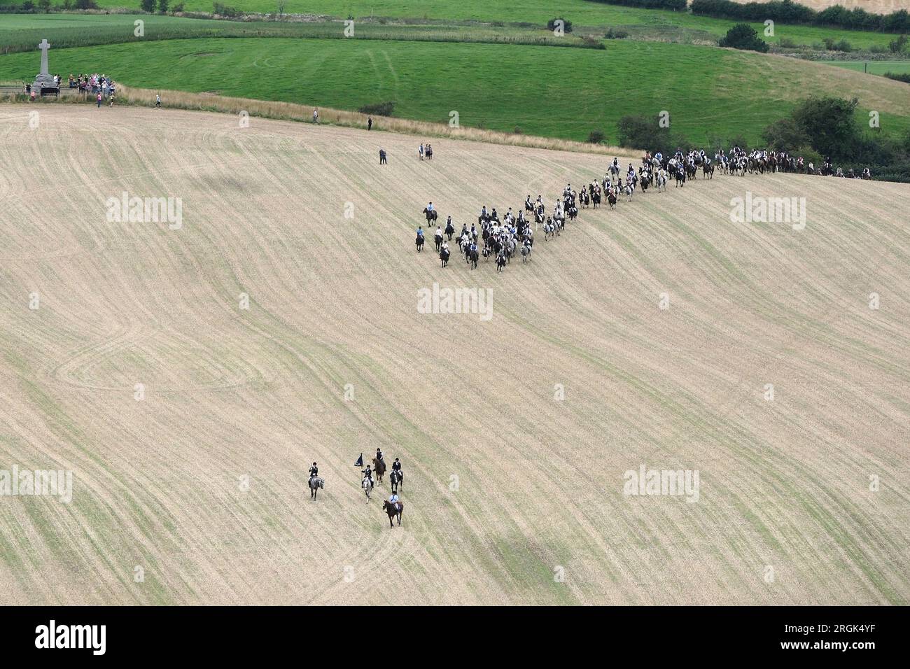 Coldstream, UK. 10th Aug, 2023. Coldstream Civic Week - Flodden rideout ...