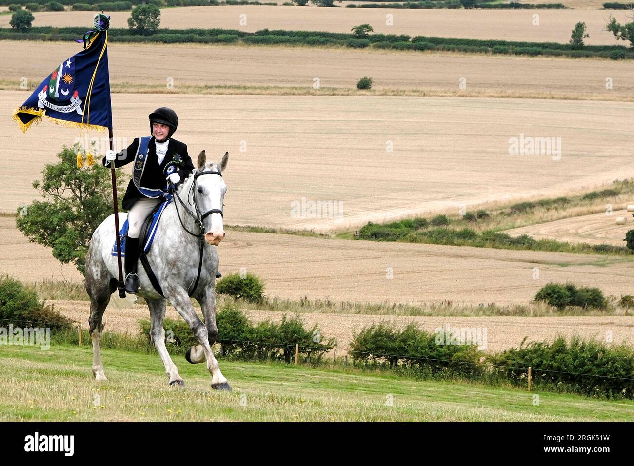 Coldstream, UK. 10th Aug, 2023. Coldstream Civic Week - Flodden rideout ...