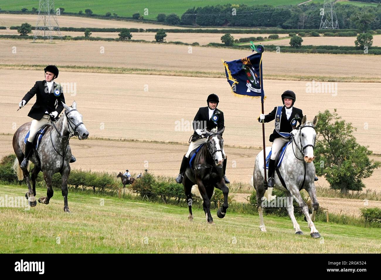 Coldstream, UK. 10th Aug, 2023. Coldstream Civic Week - Flodden rideout ...