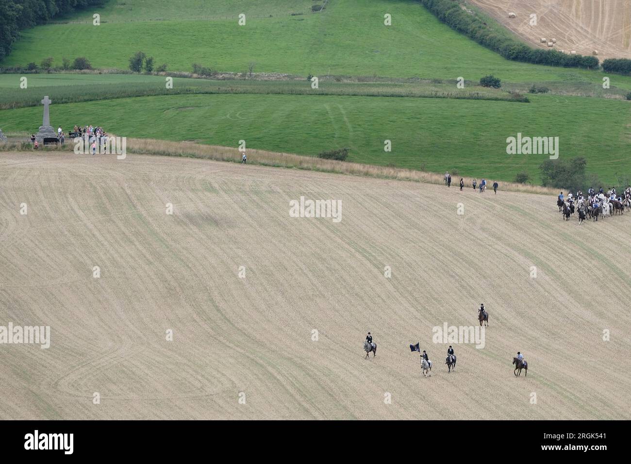 Coldstream, UK. 10th Aug, 2023. Coldstream Civic Week - Flodden rideout ...