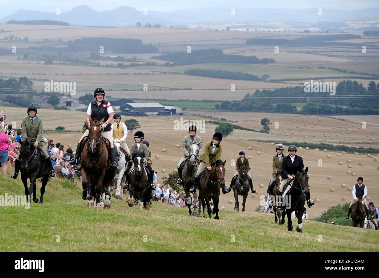 Coldstream, UK. 10th Aug, 2023. Coldstream Civic Week - Flodden rideout ...