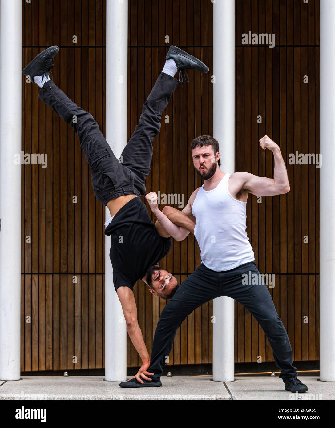 Stuntman fight scene hi-res stock photography and images - Alamy
