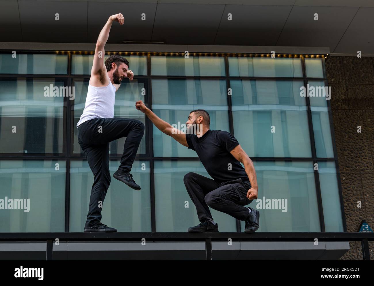 Stuntman fight scene hi-res stock photography and images - Alamy