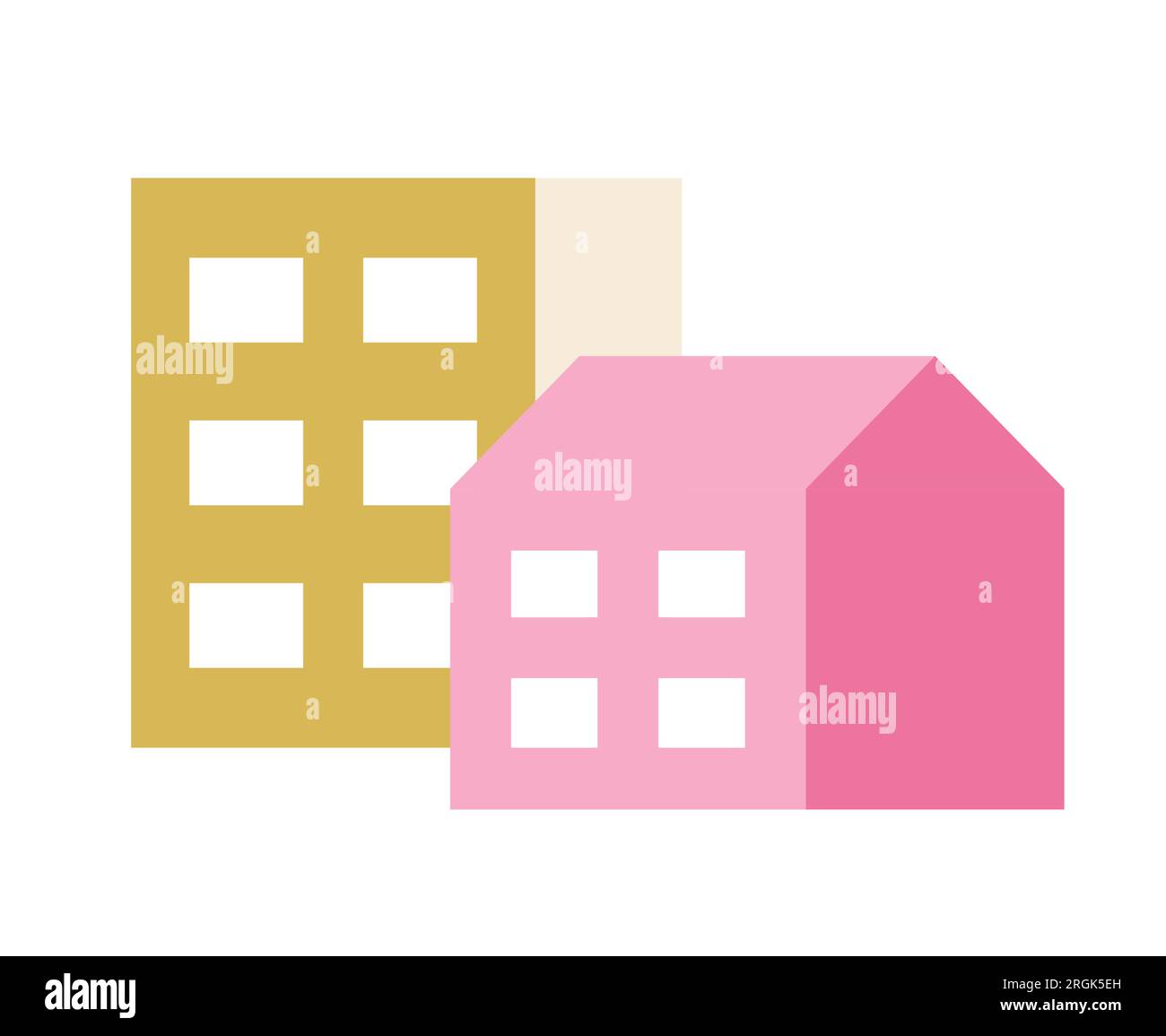 Buildings animation Cut Out Stock Images & Pictures - Alamy