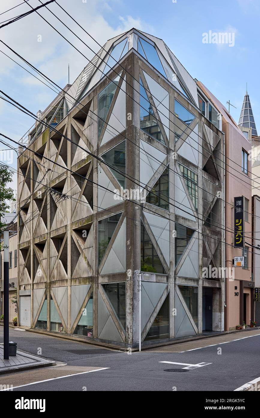 M-Building, designed by Ito Toyo (1987); Kanda, Tokyo, Japan Stock ...