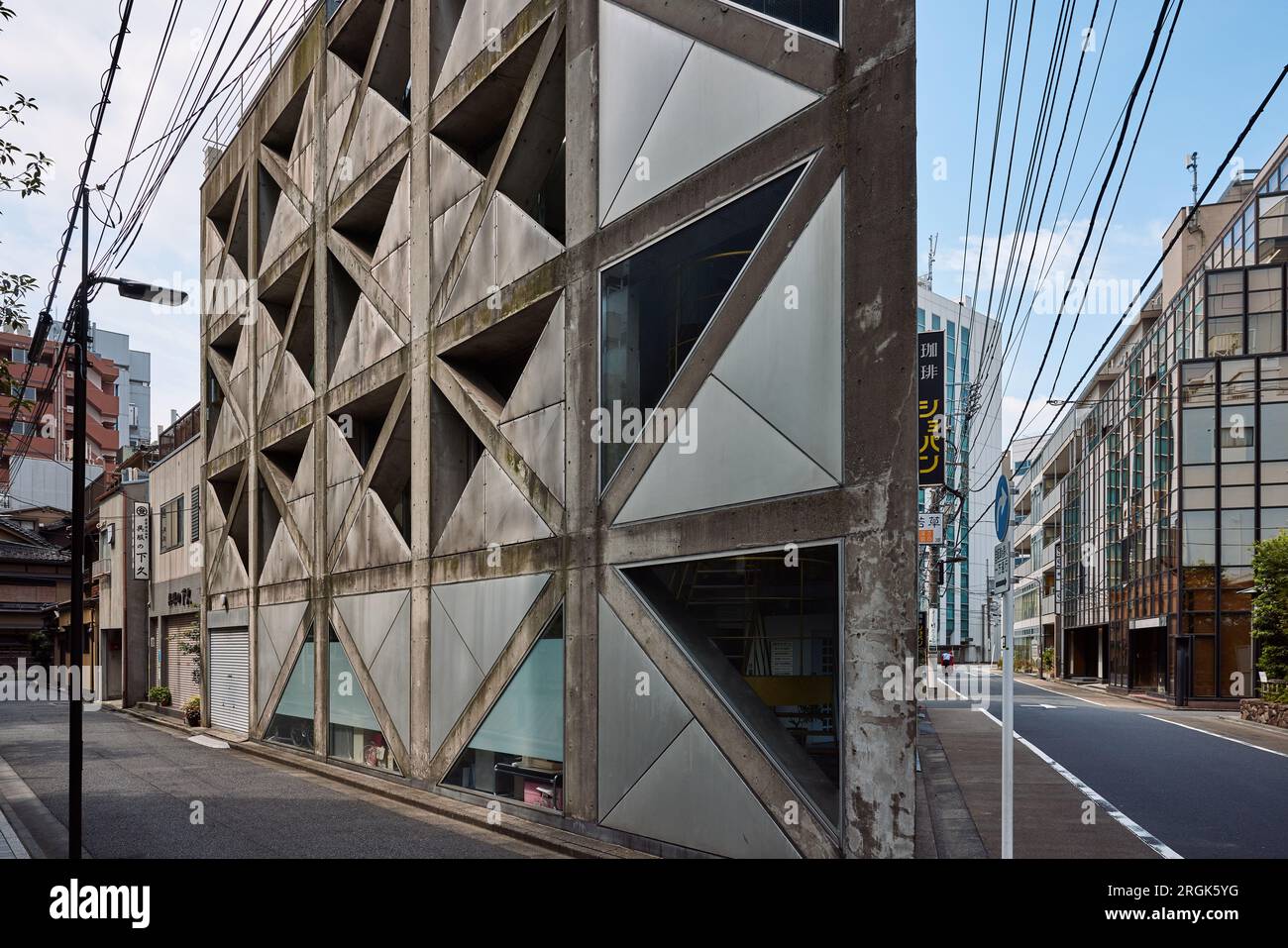 M-Building, designed by Ito Toyo (1987); Kanda, Tokyo, Japan Stock ...