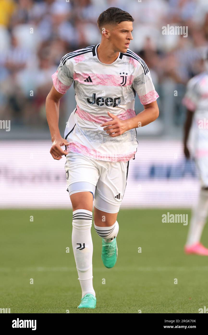 Juventus, Italy. 9th Aug, 2023. Tarik Muharemovic of Juventus during ...