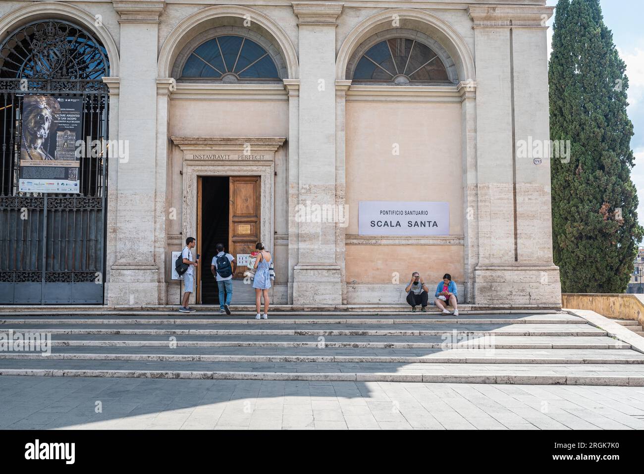 August 27, 2022 in Rome, Italy: The Interior and Exterior of the Holy ...