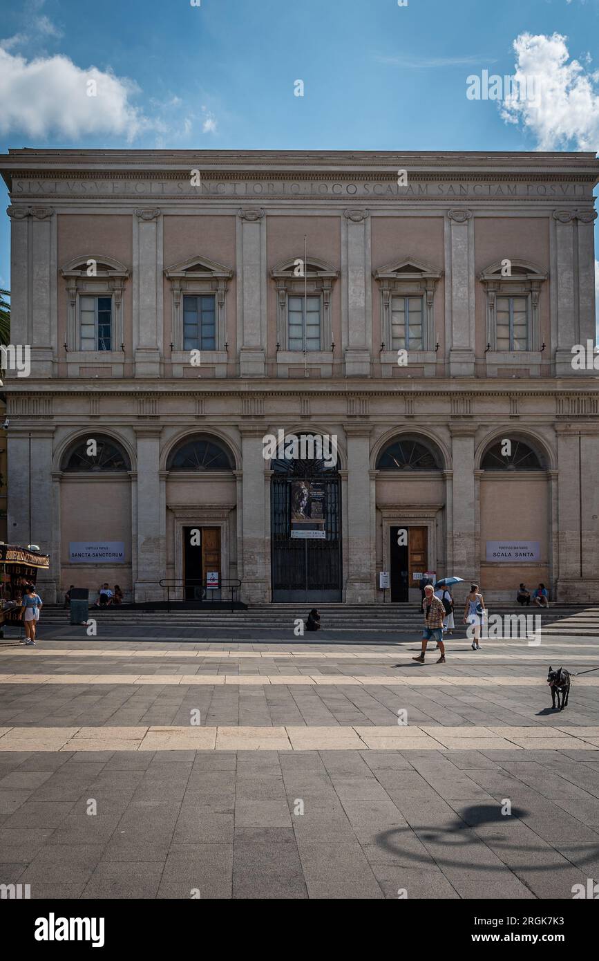 August 27, 2022 in Rome, Italy: The Interior and Exterior of the Holy ...