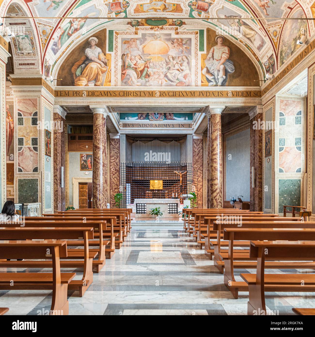 August 27, 2022 in Rome, Italy: The Interior and Exterior of the Holy ...