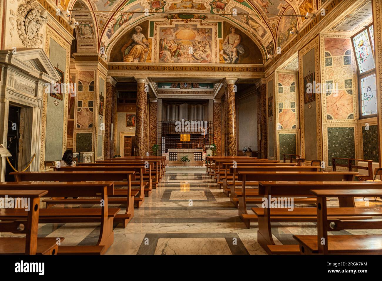 August 27, 2022 in Rome, Italy: The Interior and Exterior of the Holy ...