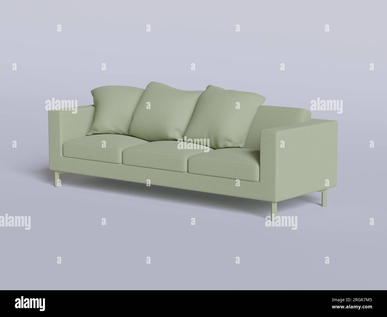 Realistic Sofa made and rendered by 3D software for decoration ...