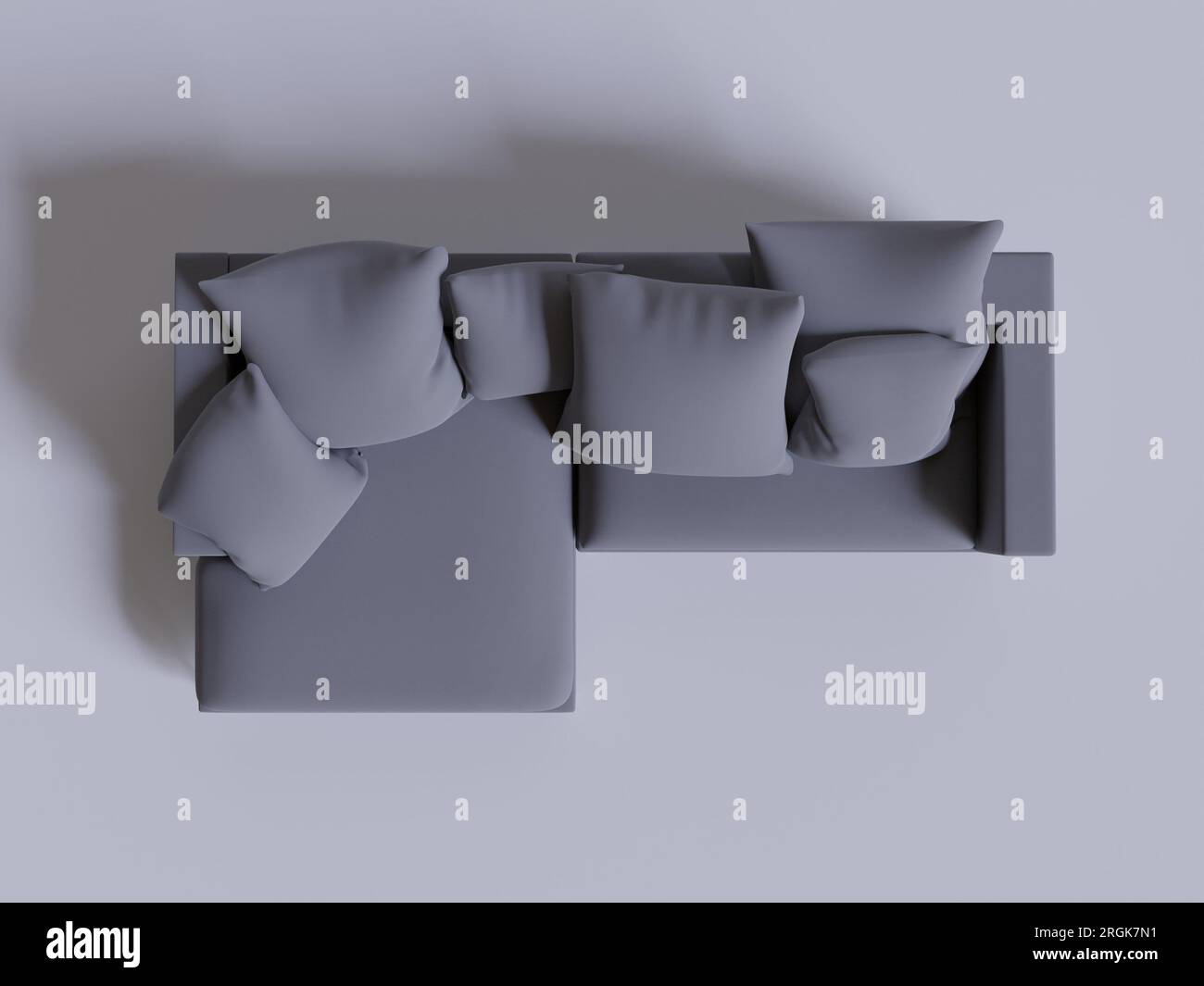 Realistic Sofa made and rendered by 3D software for decoration ...