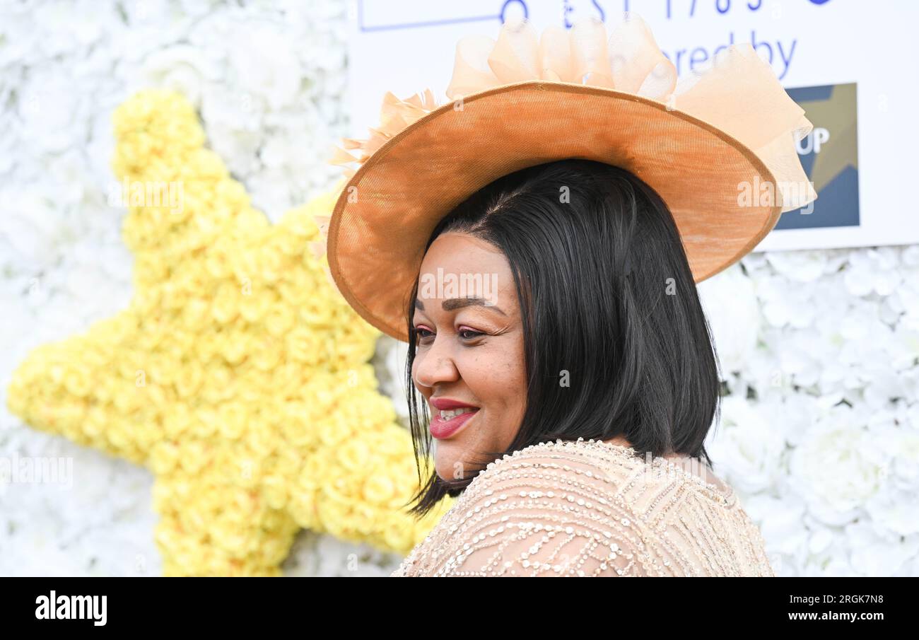Brighton UK 10th August 2023 - Plenty of fabulous hats and dresses on ...