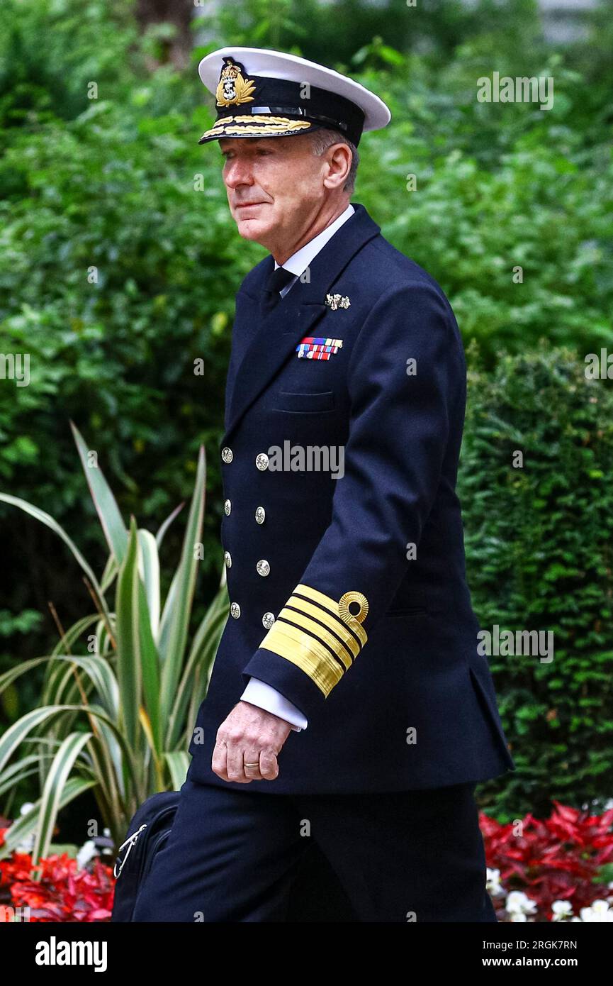 Admiral Sir Antony (Tony) David Radakin, KCB, ADC, Chief of the British ...
