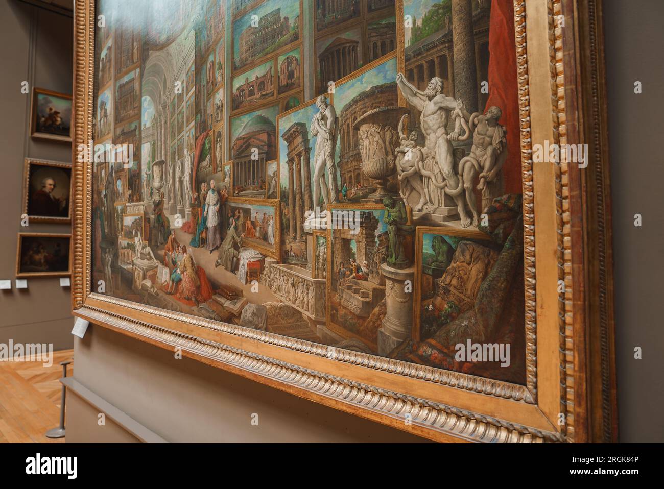 Renaissance Apocalypse Painting in Museum Stock Photo - Alamy