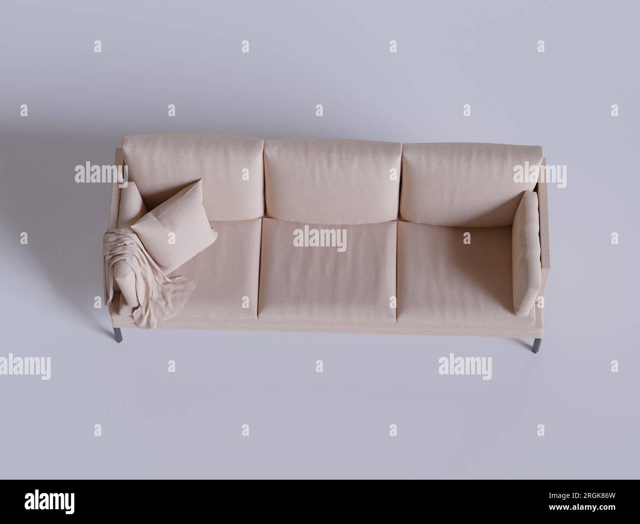 Realistic Sofa made and rendered by 3D software for decoration ...