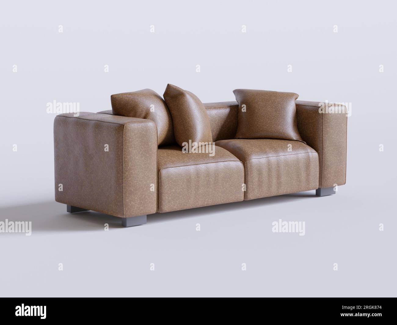 Realistic Sofa made and rendered by 3D software for decoration ...