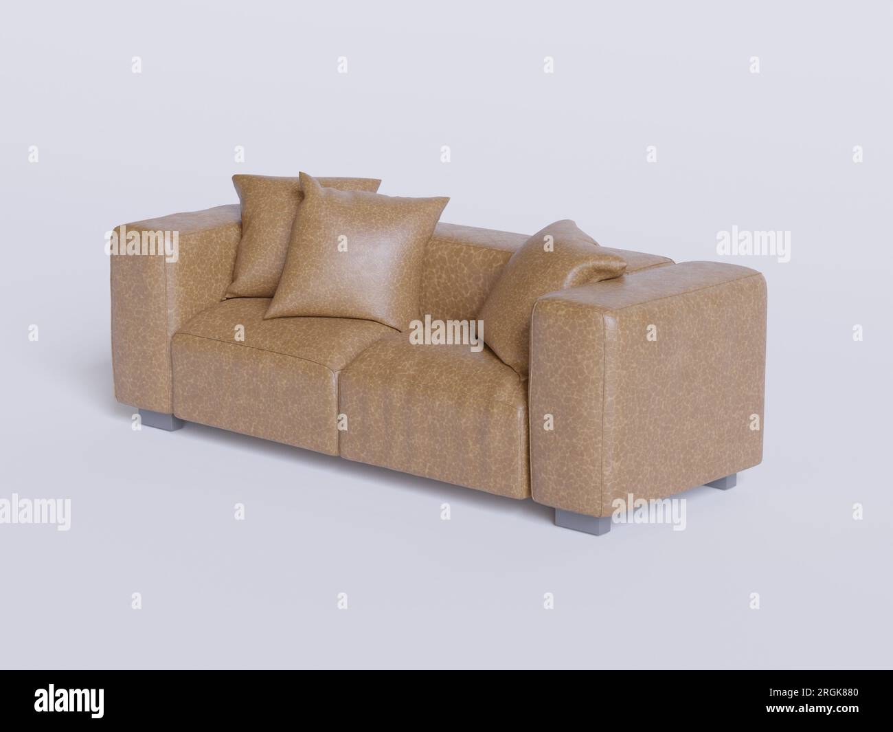 Realistic Sofa made and rendered by 3D software for decoration ...