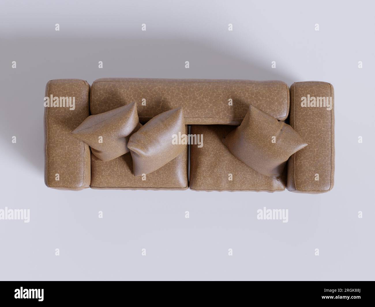 Realistic Sofa made and rendered by 3D software for decoration ...