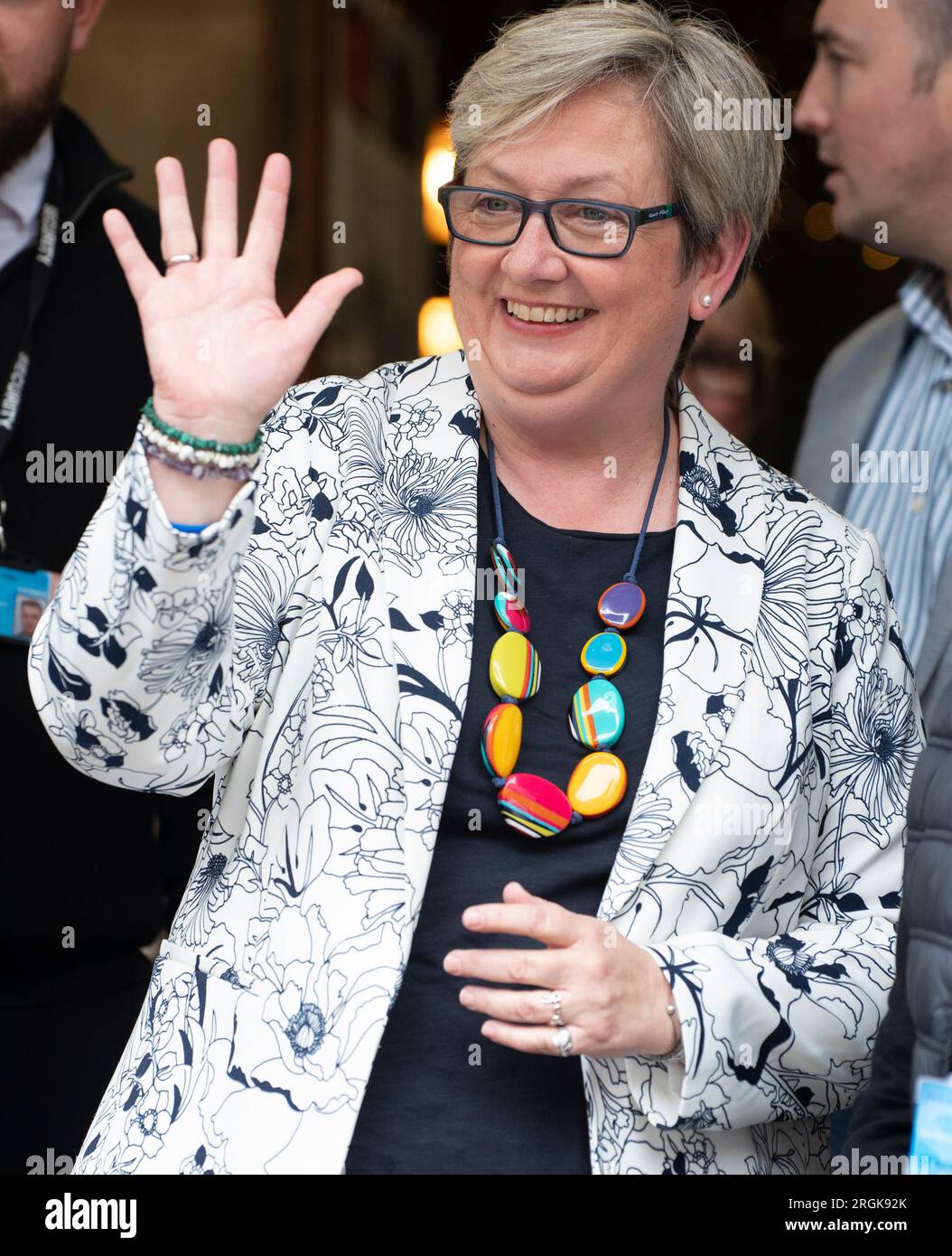 Edinburgh, Scotland, UK. 10th August 2023. Joanna Cherry makes speech ...