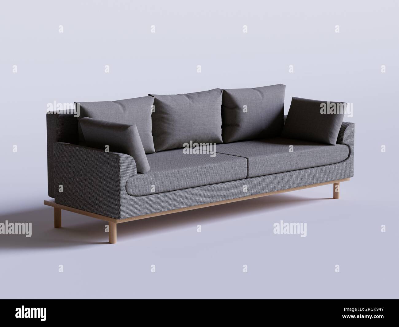 Realistic Sofa made and rendered by 3D software for decoration ...