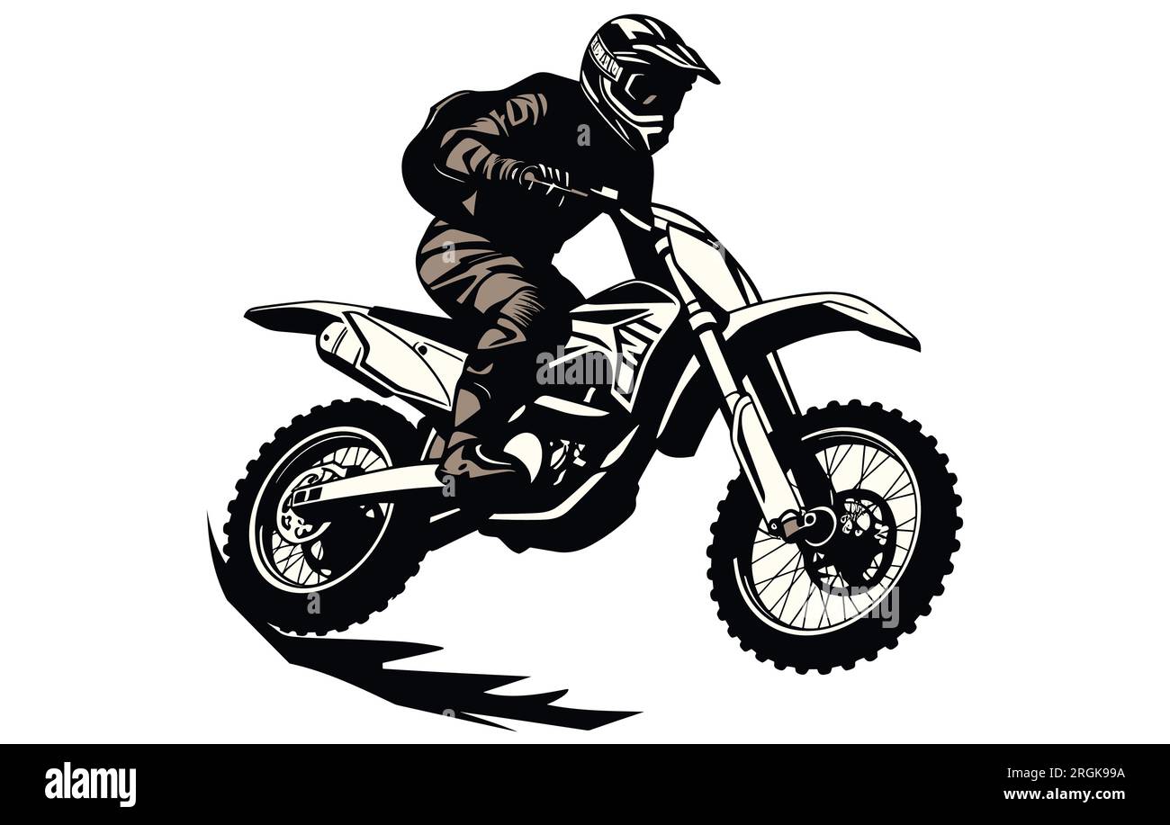 Biker cross Stock Vector Images - Alamy