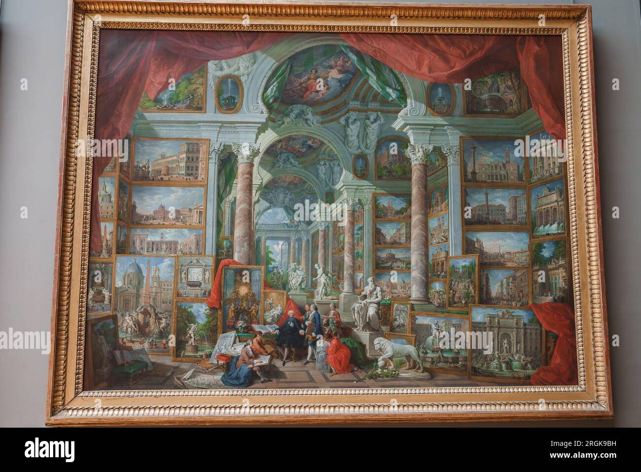 Vintage study room painting hi-res stock photography and images - Alamy