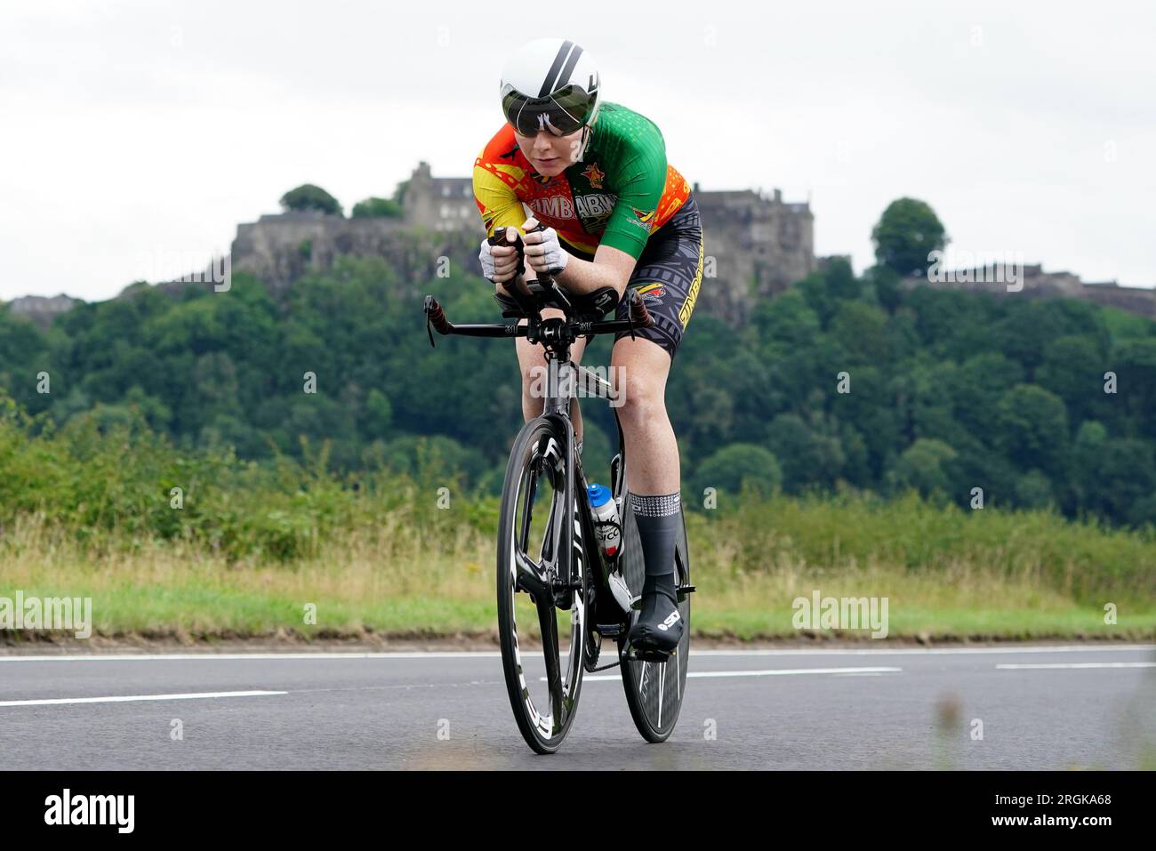 Zimbabwe's Skye Davidson competes in the Women's Elite Individual Time ...