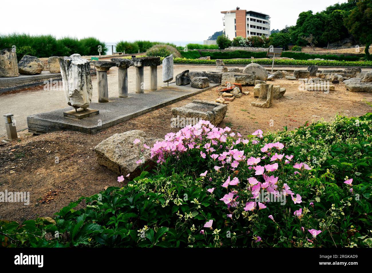 Greece, Halkidiki - Temple of Ammon Zeus an ancient archaeological site ...