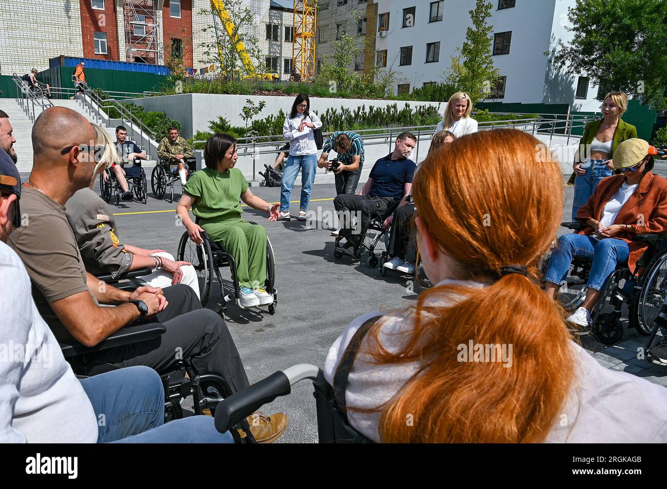LVIV, UKRAINE - AUGUST 9, 2023 - Leader of the Group of Active ...