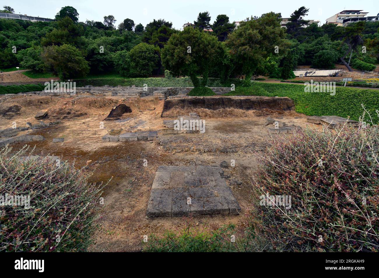 Greece, Halkidiki - Temple of Ammon Zeus an ancient archaeological site ...