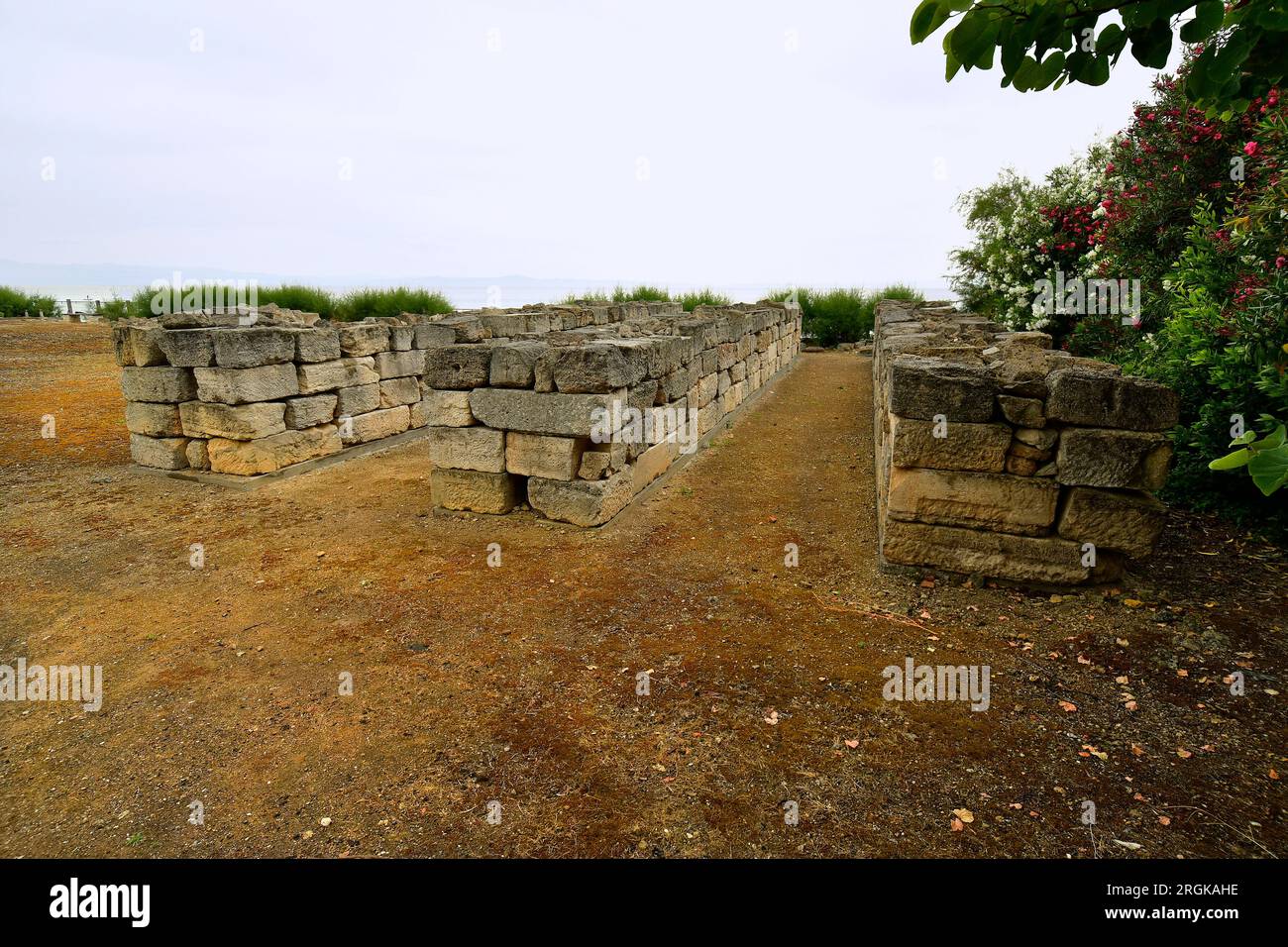 Greece, Halkidiki - Temple of Ammon Zeus an ancient archaeological site ...