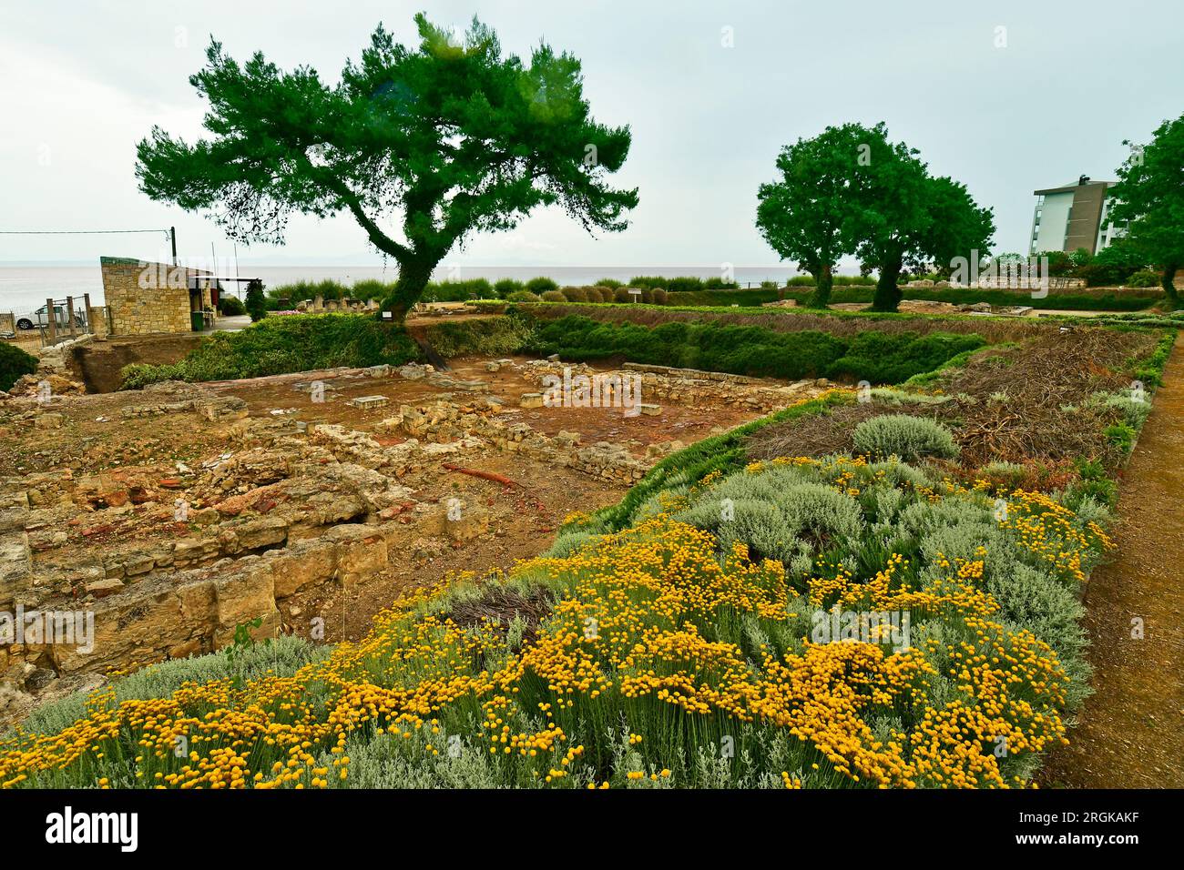Greece, Halkidiki - Temple of Ammon Zeus an ancient archaeological site ...