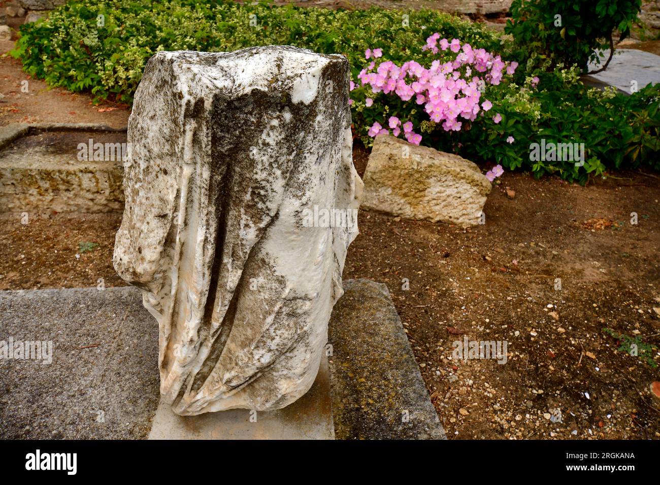 Greece, Halkidiki - Temple of Ammon Zeus an ancient archaeological site ...