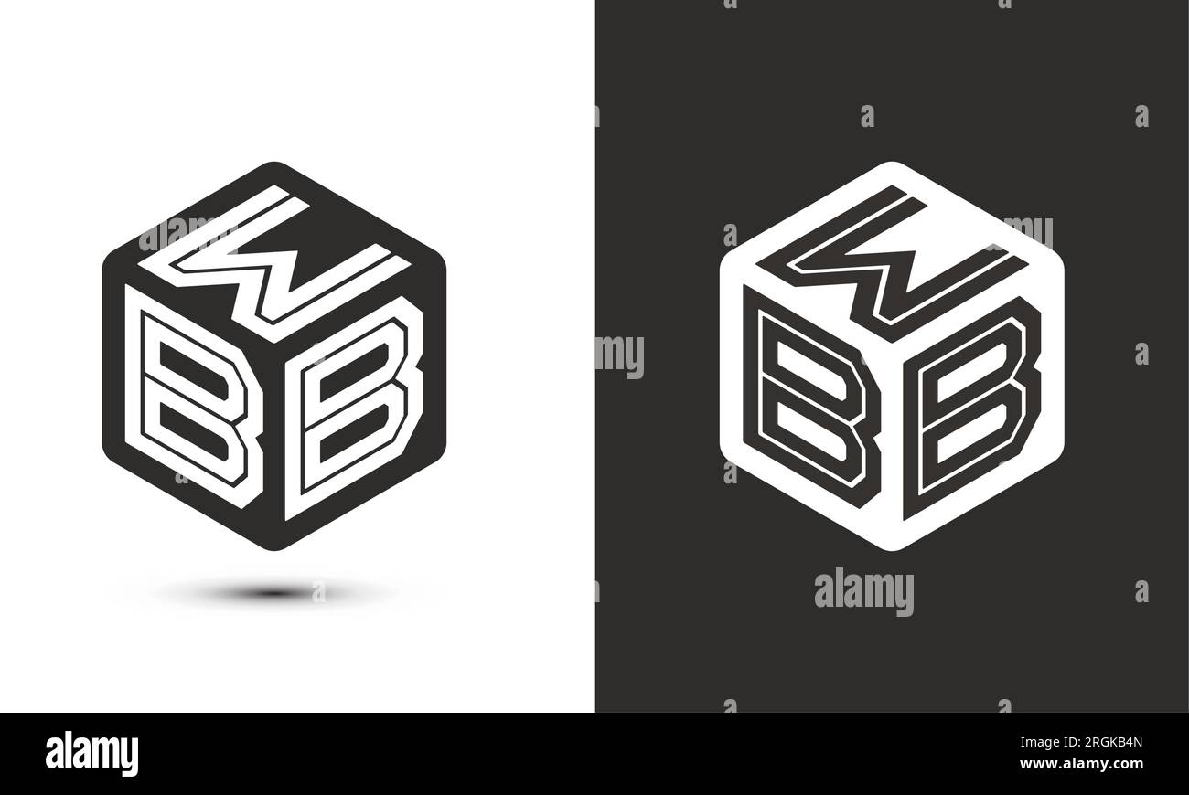 Wbe logo design Stock Vector Images - Alamy