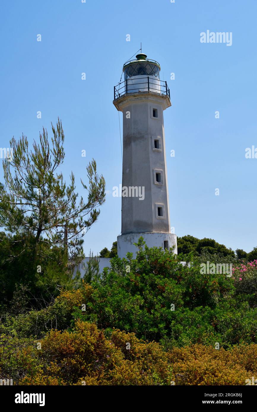 Greece, Halkidiki, lighthouse at Possidi cape a prefered destination on ...