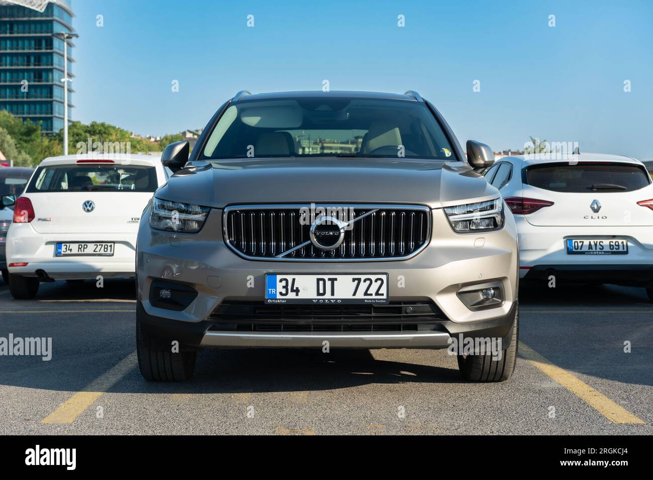 ISTANBUL, TURKEY - JUNE 19, 2023: The Volvo XC60 is a compact luxury ...