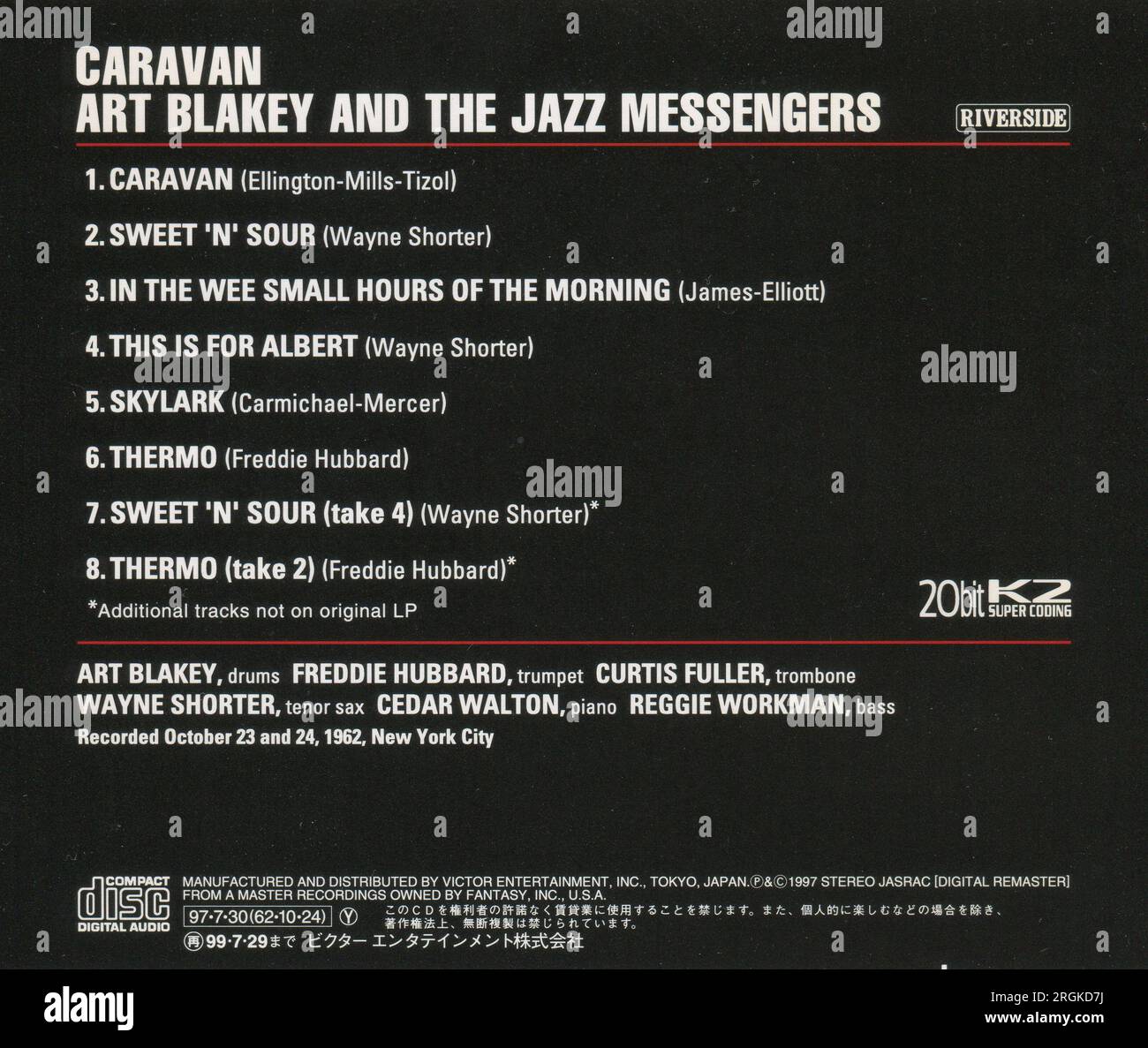 CD: Art Blakey's JAZZ MESSENGERS - Caravan. (VICJ-60032), Released ...