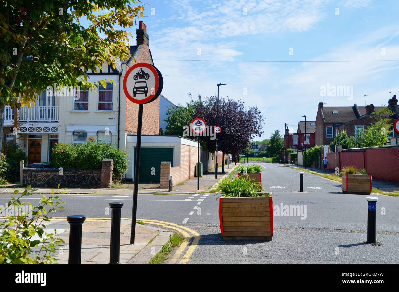 LTNs low traffic neighbourhoods in N22 and N17 Haringey borough inner ...