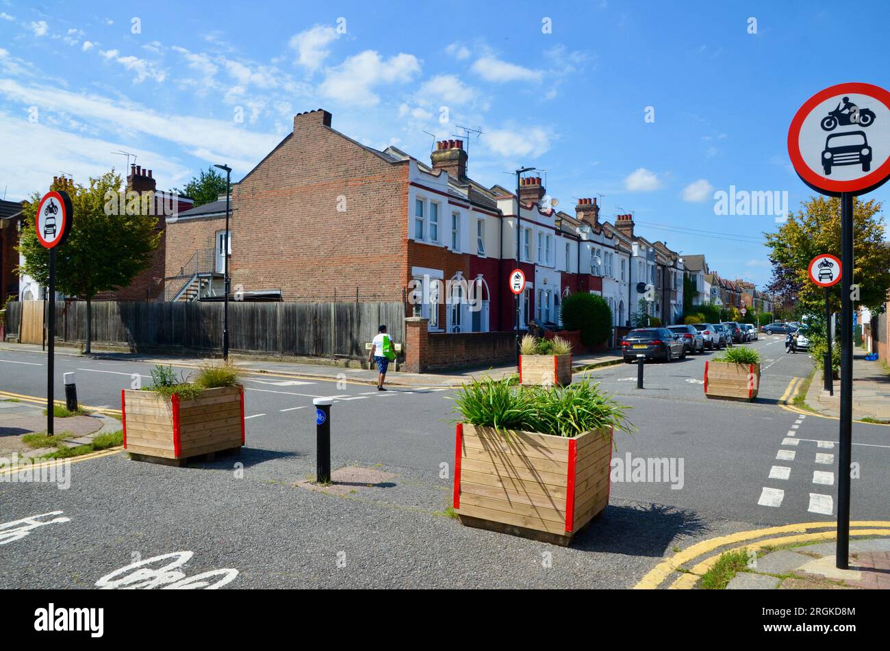 LTNs low traffic neighbourhoods in N22 and N17 Haringey borough inner ...